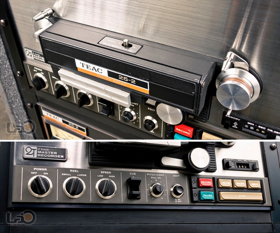 TEAC 25-2 Recorder/Reproducer "Reel-to-Reel Machine" w/ Rack (Worldwide ...