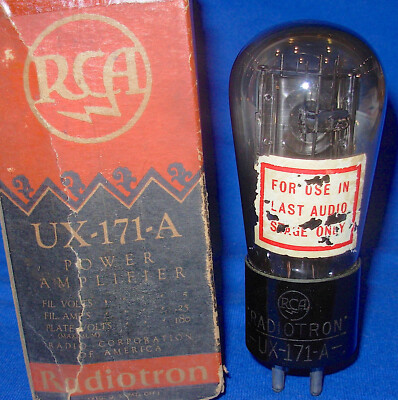 NOS NIB RCA 171A Globe Triode Vacuum Tube | eBay