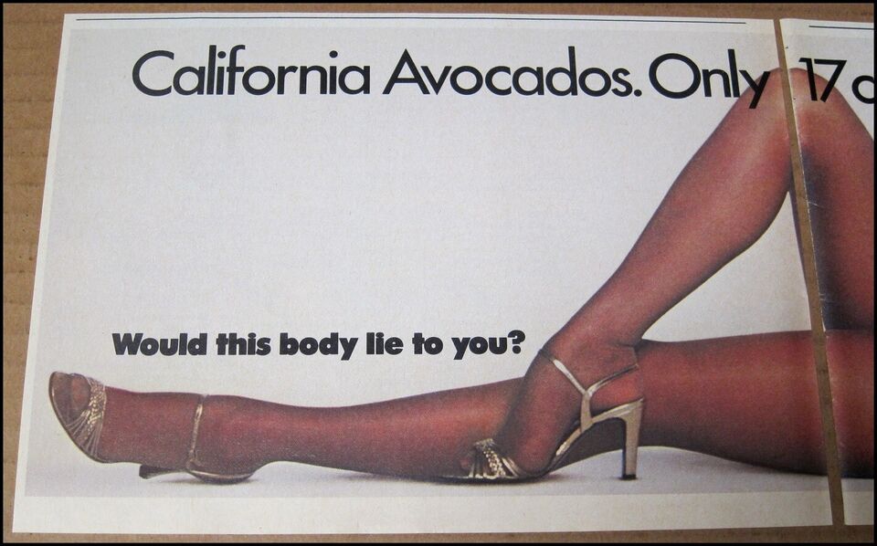 1981 Angie Dickinson California Avocados Print Ad Advertisement Vintage Ebay