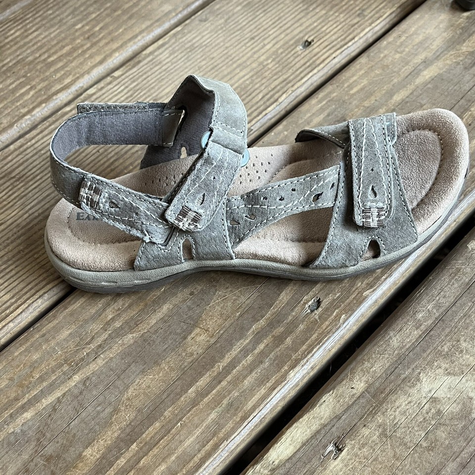 Women's Earth Origins Sophie Sandal Size 7 Suede Leather Beige Comfort | eBay