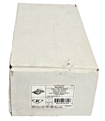 EST EDWARDS SA-DACT SMALL ANALOG SERIES DUAL LINE DIALER FIRE ALARM | eBay