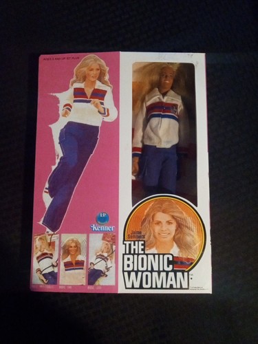 Vintage Complete Six Million Dollar Man Bionic Woman in Repro Box 1976 ...