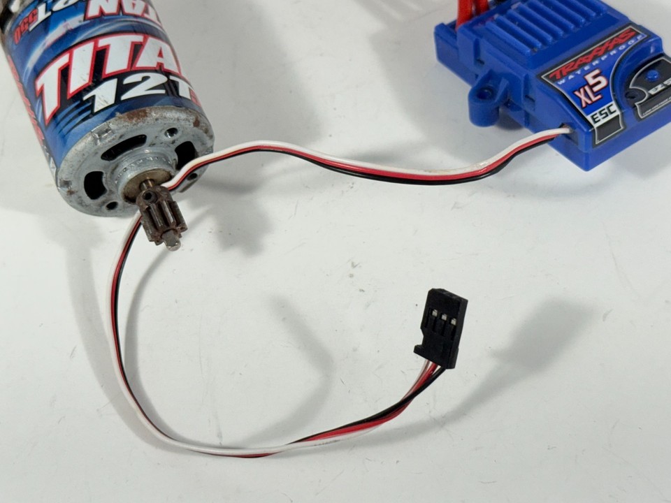 Traxxas XL-5 LVD Waterproof ESC, Titan 550 12T Motor Slash Rustler ...