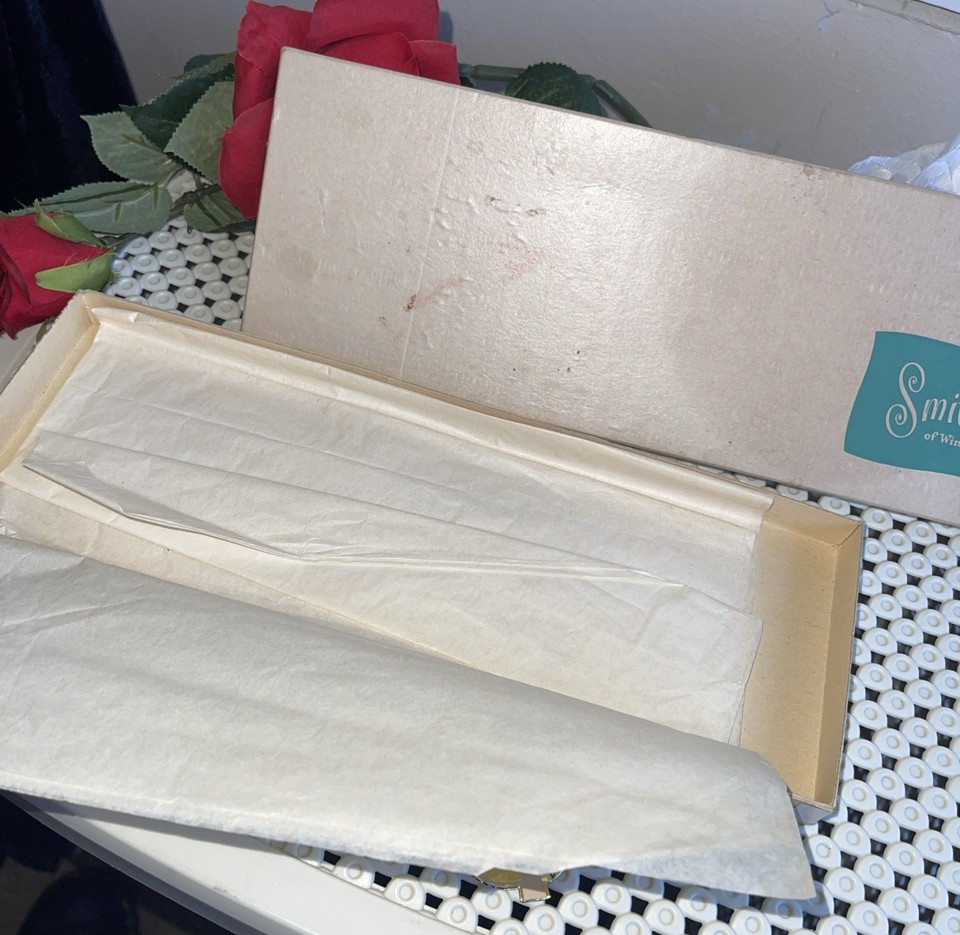 Vintage real fur Brown soft leather ‘Paris 7’ Gloves Size XS Orig Box ...