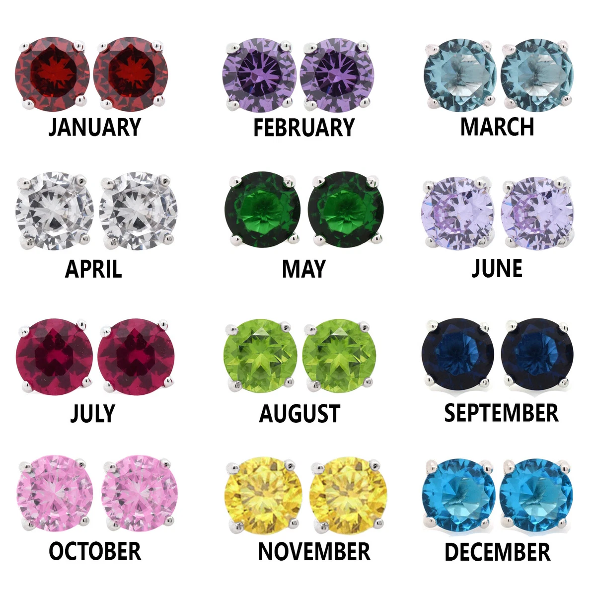 Birth Month Colors