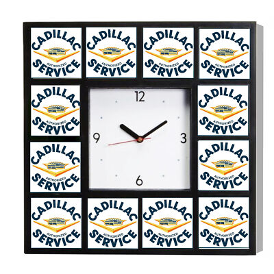 Cadillac Car Authorized Service Dealer Advertising Promo Clock 10.5 ...