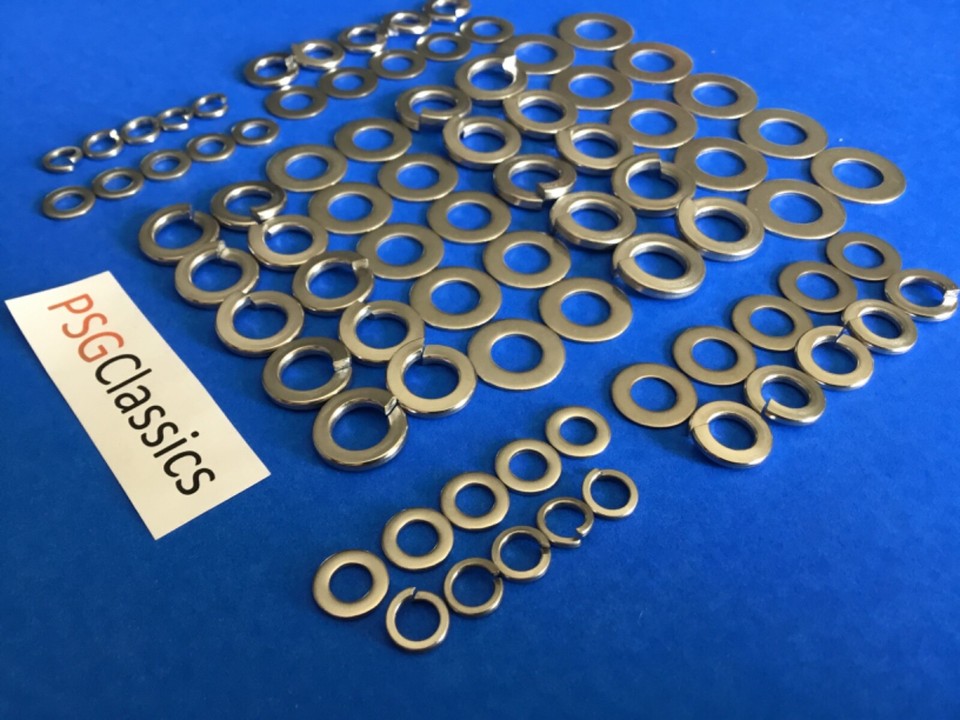 x80 Triumph T100 T110 T90 Tiger Cub T20 TSX750 Imperial Washers ...