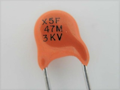 12 PCS 47pf @ 3000v (3KV) Disc Ceramic Capacitor - ref # 6 | eBay