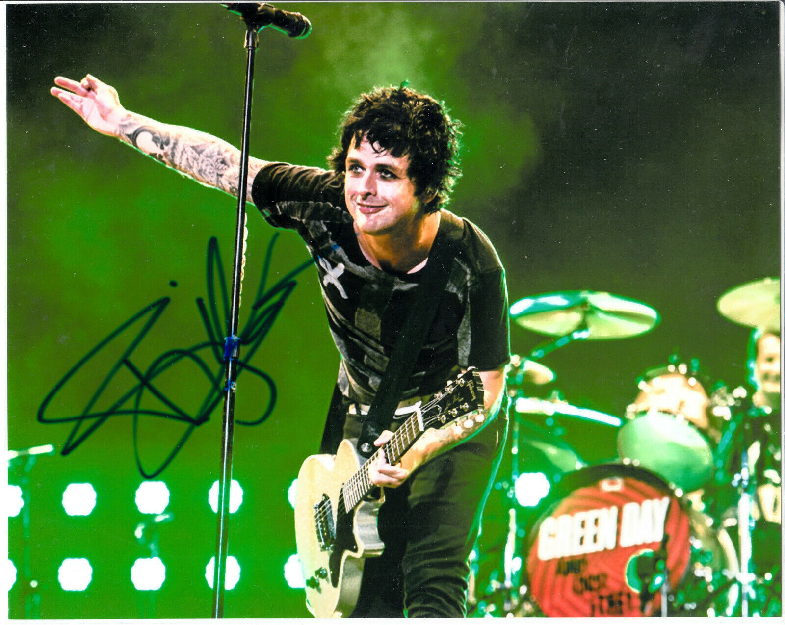 Billy Joe Armstrong - Green Day Signed Autograph 8x10 Photo reprint | eBay