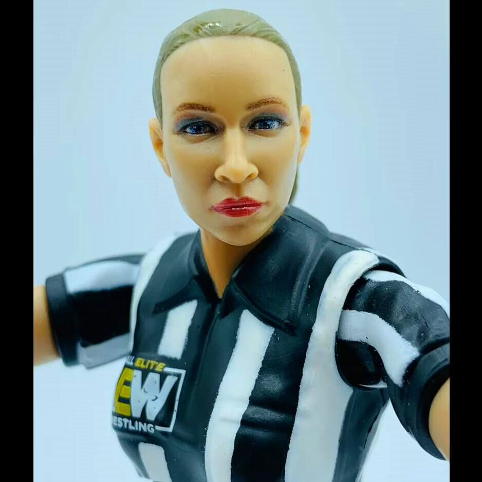 Referee Exclusive AEW Aubrey Edwards Elite Wrestling Action Figure WWE ...