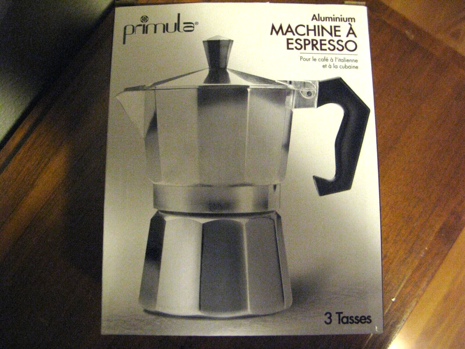 PRIMULA Espresso Maker/ Machine A' Espresso Aluminum NEW | eBay