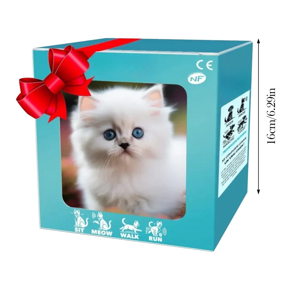 Realistic Robot Puppy Toy for Children Milow Robotic Cat Toy for Kids ...