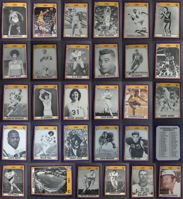 1990 Collegiate Collection LSU Tigers Football Complete Your Set U You ...