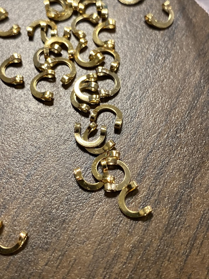 100 Brass Folded Clevis Size .25” Length | eBay