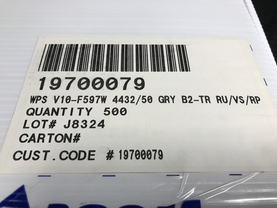 (500/Pk) WEST Ready Pack NovaPure Lyophilization 4432/50 20mm Gray ...