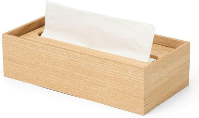 MUJI MDF Tissue box Width 26.5 x Depth 13.5 x Height 7.2 cm 82114843 ...