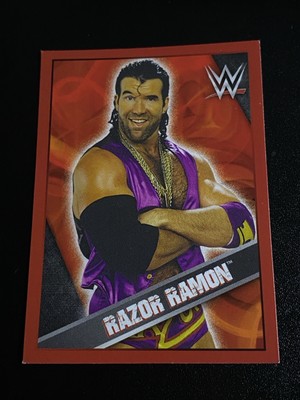 2016 Razor Ramon Scott Hall WWE Topps Then Now Forever Stickers | eBay