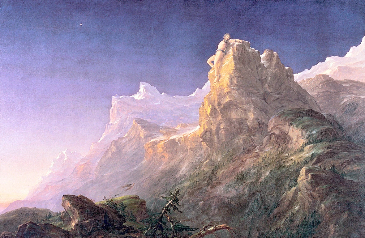 Prometheus Bound Thomas Cole