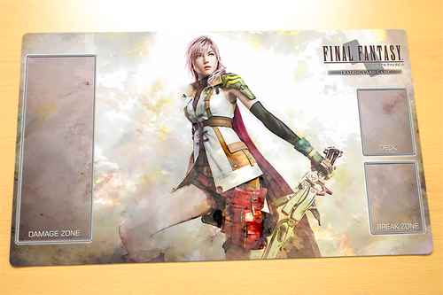 No.1500# Final Fantasy TCG Custom Playmat Lightning FF Card Game Mat ...