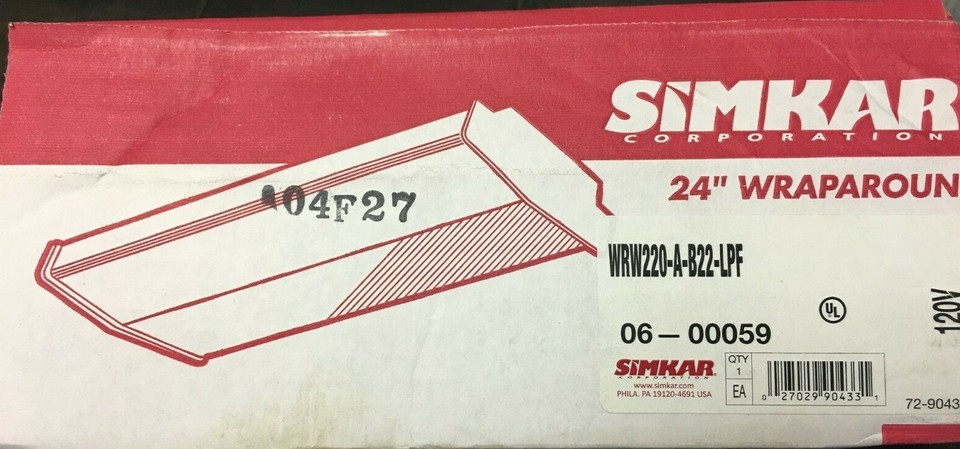 Wrap Around Floresecnt Light Fixture 24" Simkar | eBay