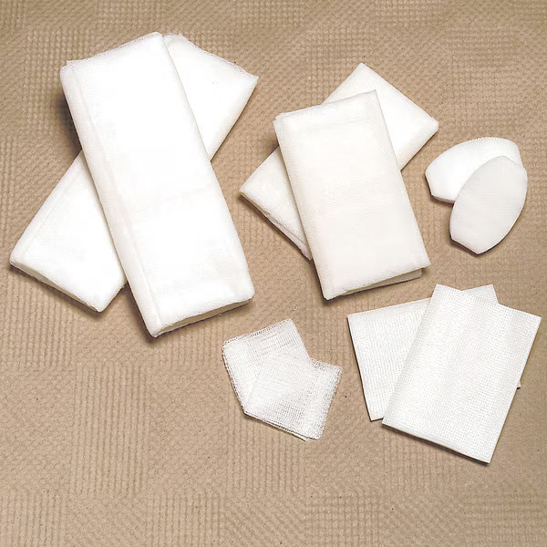 Medi-First Gauze Pad, Cotton Blend Gauze, PK100 61233 Medi-First 61233 ...