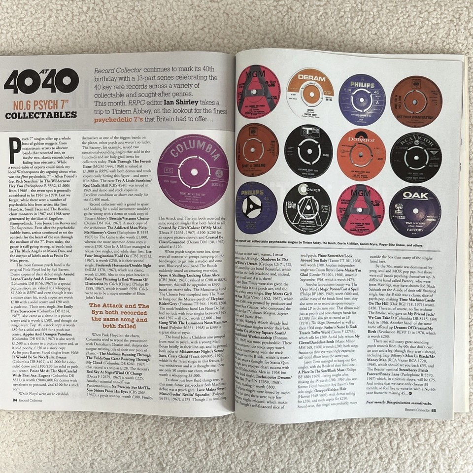 Record Collector Magazine No 494 July 2019 Feat Kiss, King Crimson Very ...