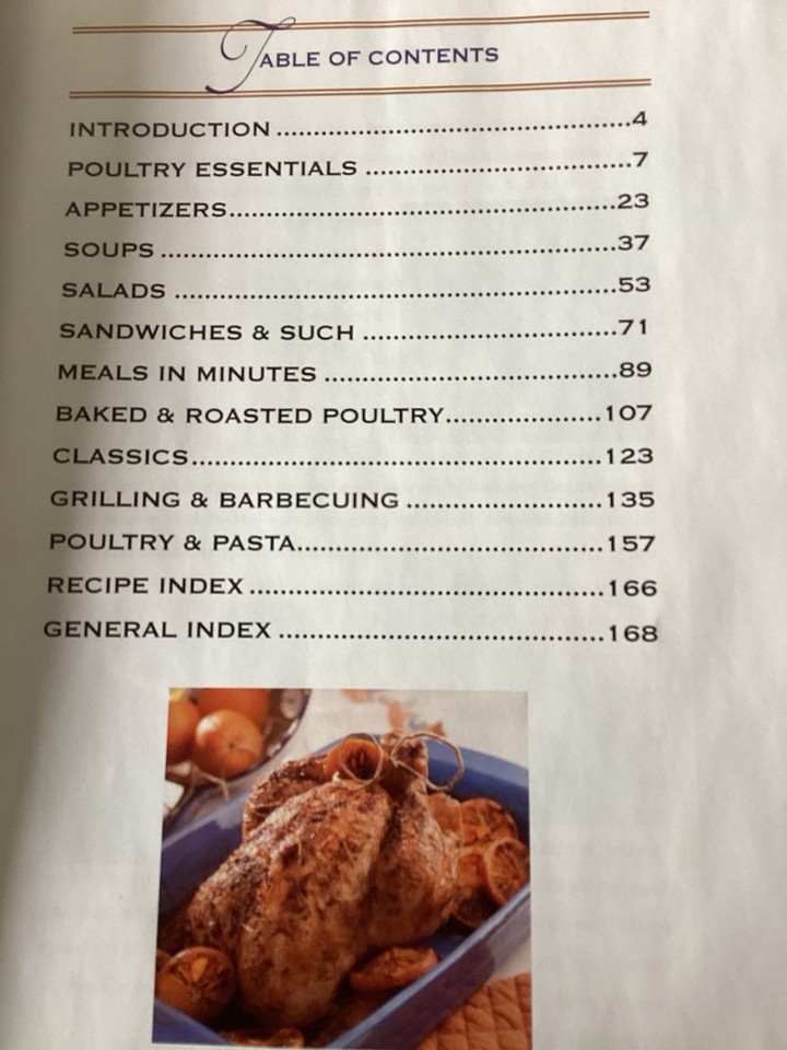 Cooking Club of America Pure Poultry Hardcover Cookbook 2000 Beatrice ...