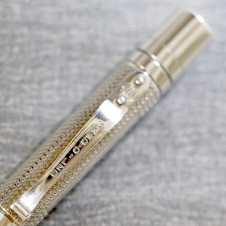Yard-O-Led Viceroy Barley Sterling Silver B 18K Nib Fountain Pen | eBay ...