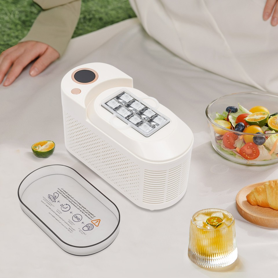 8 Cubes Mini Countertop Ice Maker Compact Ice Machine For Car/Travel ...