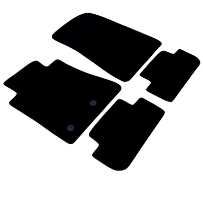 Car Floor Mats For Ford Mustang Waterproof Black Velour Carpet Rugs ...