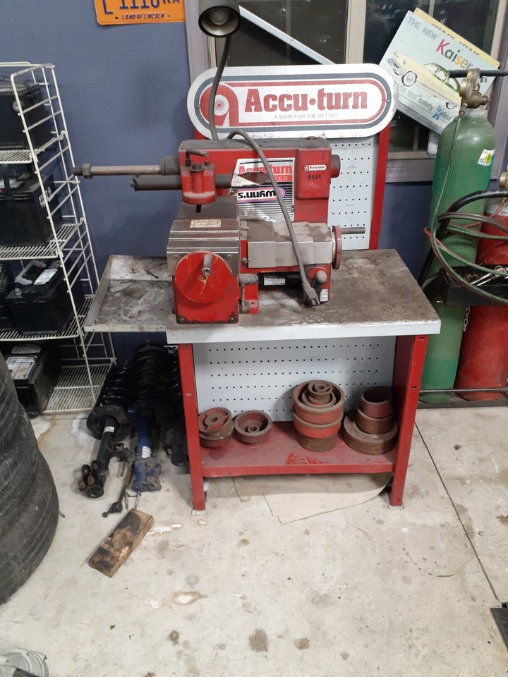 brake lathe machine used Works Great,Has Many Attachments,Accu-turn ...