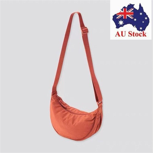 Men Casual Sling Nylon Crossbody Bag Dumpling Bag Chest Bag | eBay