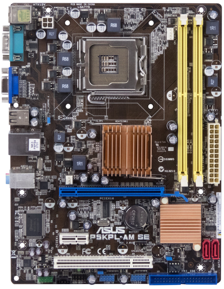 ASUS P5KPL-AM SE, LGA 775/Socket T, Intel Motherboard for sale online ...