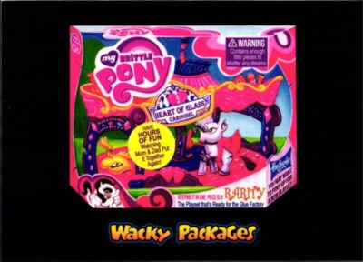 2018 Topps Wacky Packages My Brittle Pony Animated Film Parody #17 | eBay
