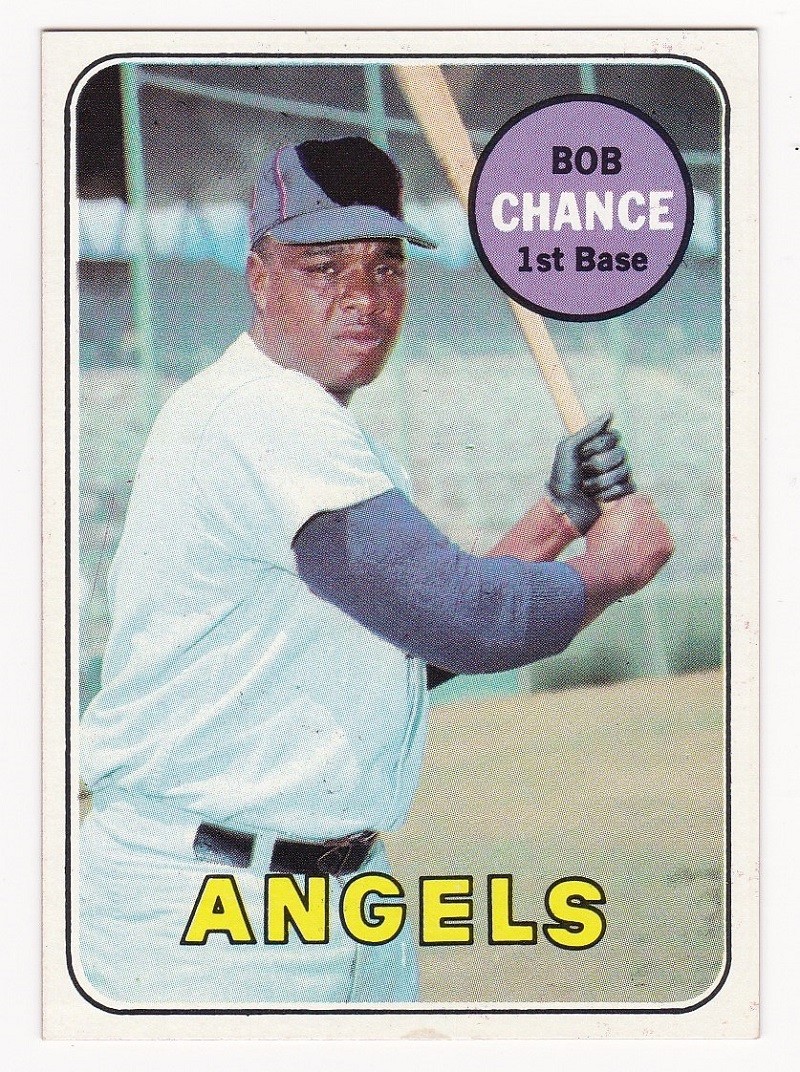 BOB CHANCE 1969 Topps Baseball # 523 California Angels Ex Plus - NM | eBay