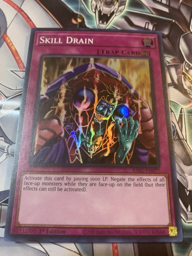Skill Drain Play set Ra02-en077 1x Secret Ultra Super 1st Edition | eBay