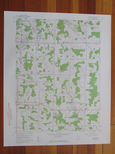 Atwater Ohio 1961 Original Vintage USGS Topo Map | eBay