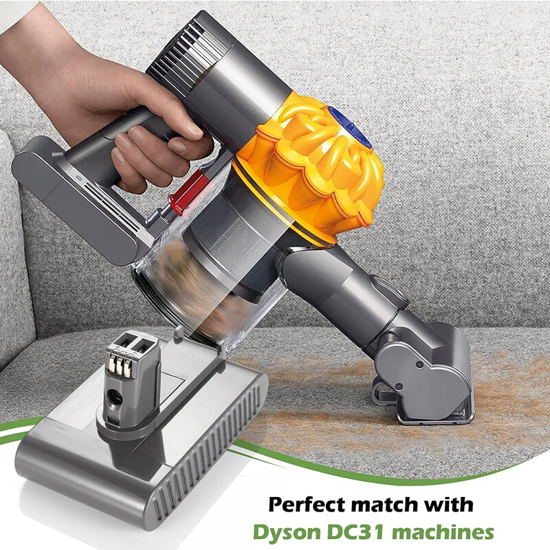 9000mAh Replacement Battery for Dyson DC31 Type A/B DC34 DC35 Animal ...