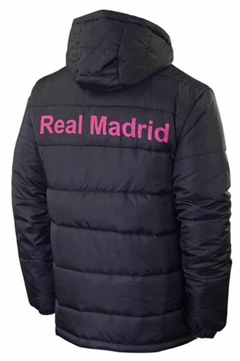 Real Madrid Padded Jacket - Official Rhinox Merchandise - Winter Wear ...