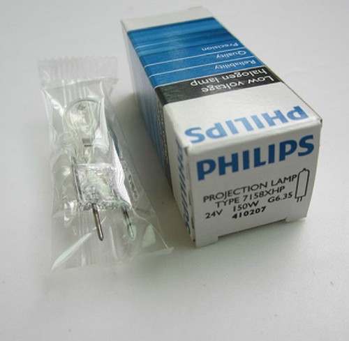 PHILIPS Projection Lamp 7158XHP 24V150W G6.35 Microscope Bulb ...