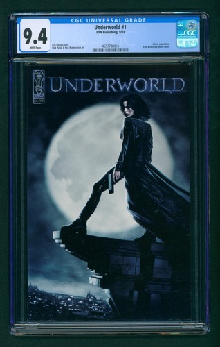 Underworld #1 (2003) CGC 9.4 W! Kate Beckinsale Photo Cover! Movie ...