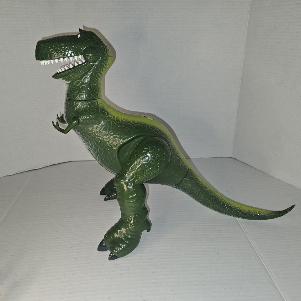 Toy Story T Rex Dinosaur Figure - Talking - Thinkway 1996 Disney Pixar ...