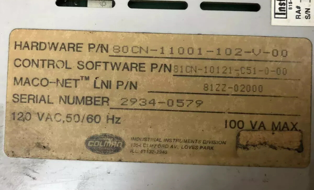 BARBER COLMAN MACO 8000 (6pcs modules + 1pc touchscreen) | eBay