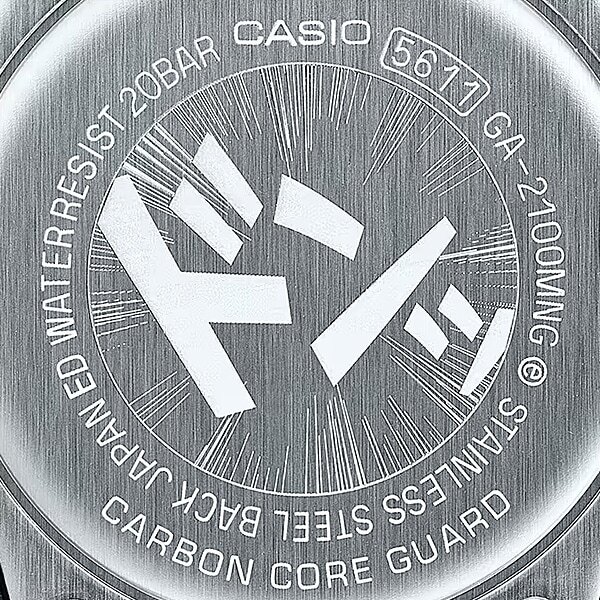 Casio G-SHOCK GA-2100MNG-2AJR MANGA THEME Men's Watch Octagon Blue ...