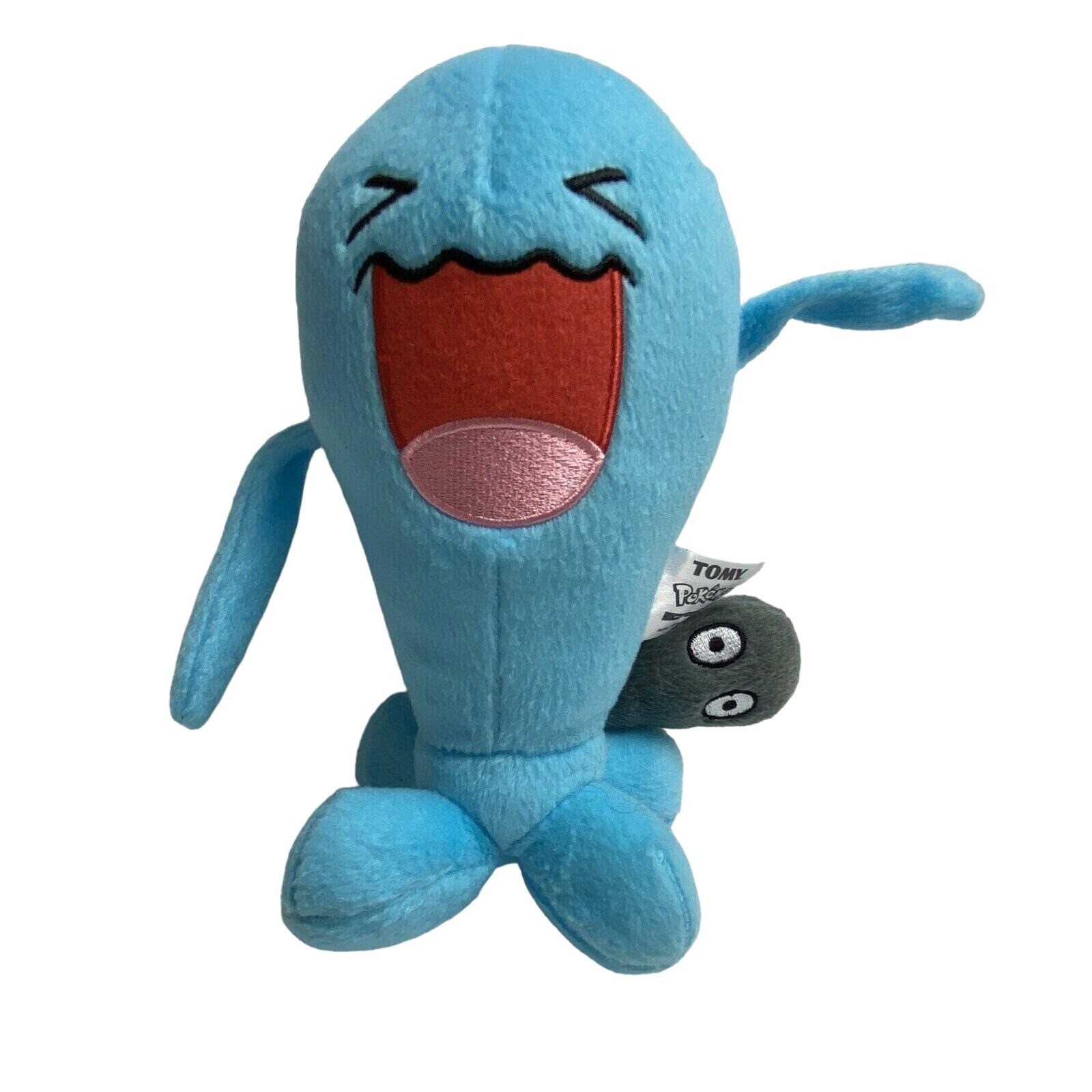 Tomy Official Pokemon Wobbuffet Plush Stuffed Toy 8" Turquoise Blue ...