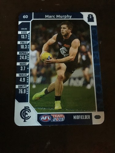 2015 Teamcoach (60) Marc MURPHY Carlton | eBay