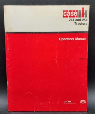 Case IH International 244 254 Tractor Operators Manual 1258524C3 OEM | eBay