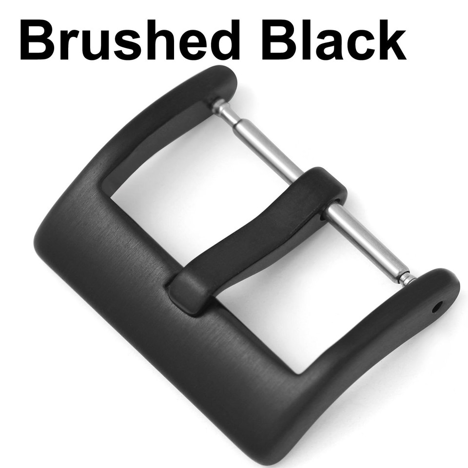 Polished Matte Brushed Stainless Steel Watchband Buckle Solid Pin Clasp ...