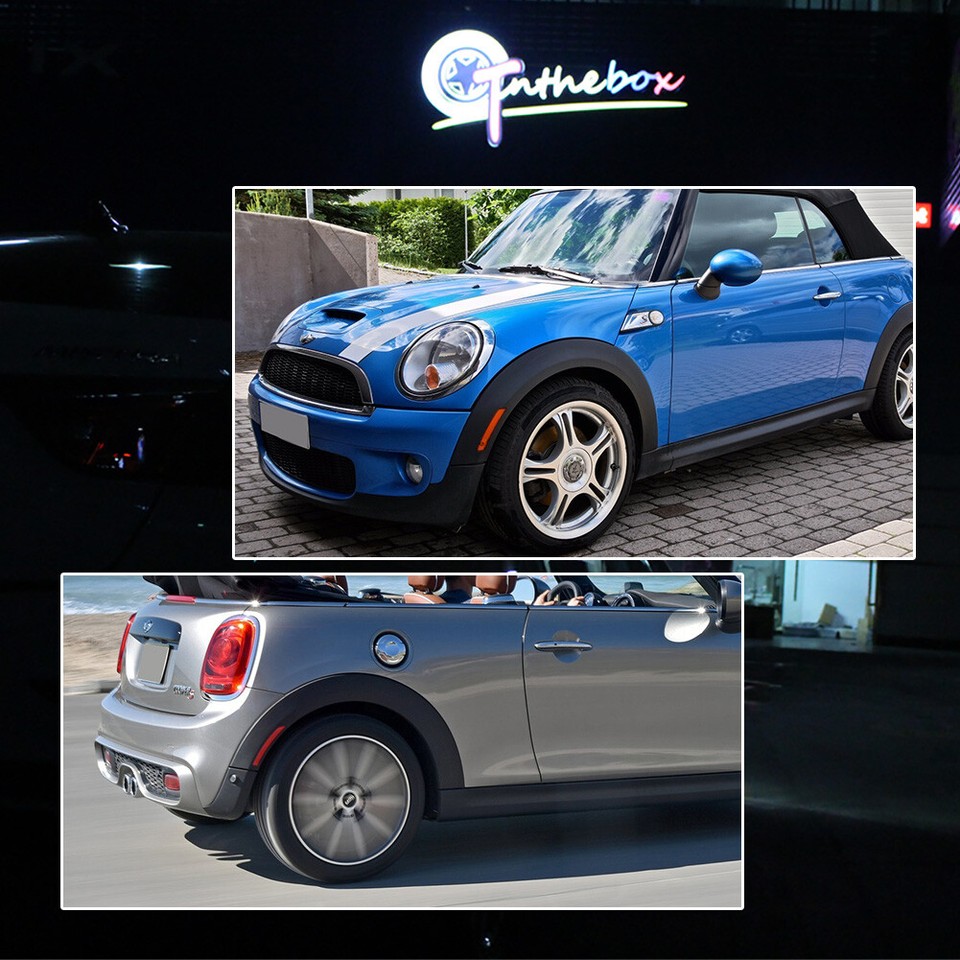 Front & Rear Side Marker Lens Lights For 07-16 MINI R55 R56 R57 R58 R59 ...