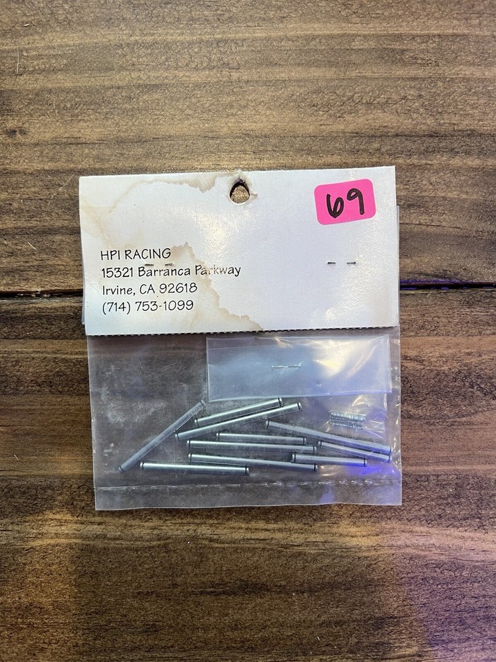 HPI A260 Stainless Hinge Pin Set For RS4 Vintage Discontinued (MK69) | eBay